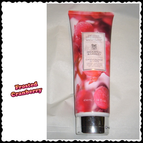 Bath | Frosted Cranberry Luxurious Hand Body Cream | Poshmark